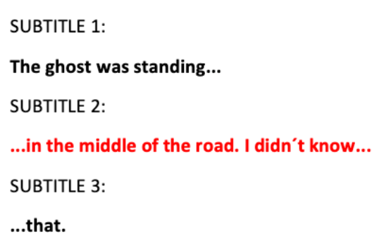 Top-ten Principles of Subtitle Timing